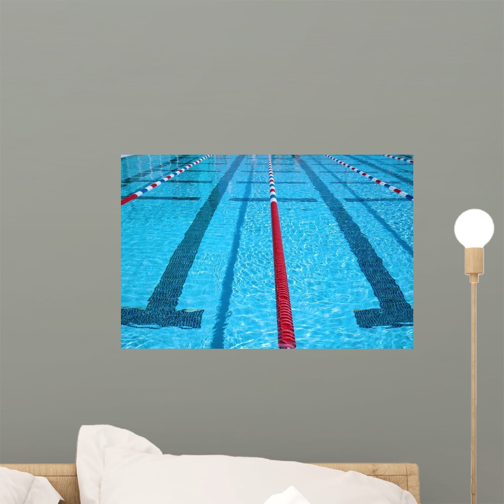 Pool Wall Mural Decal Sticker, Wallmonkeys Peel & Stick Vinyl Graphic ...
