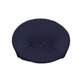 AuroraX Stretch Round Chair Cover Soft Milk Silk Slipcover Machine ...