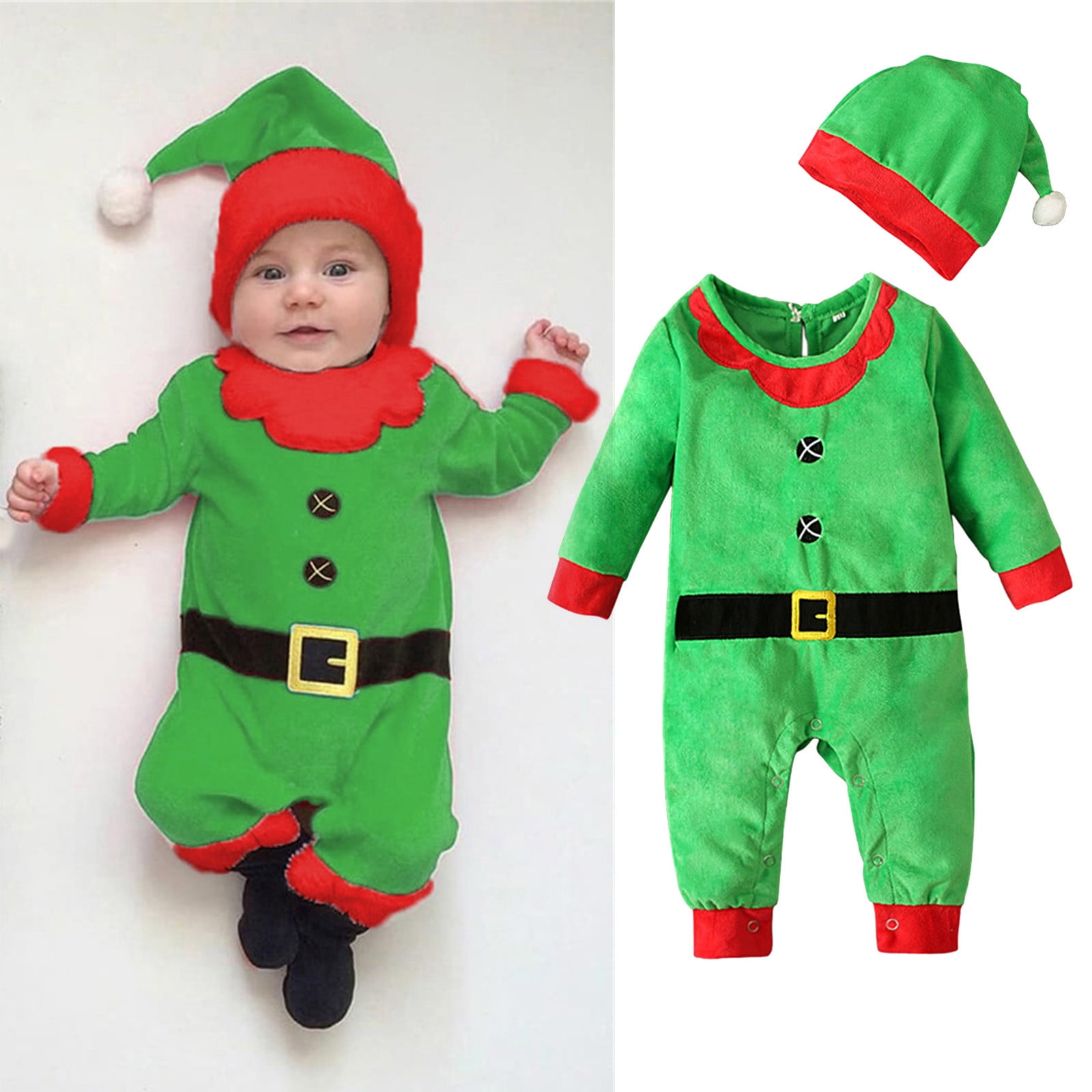 Click here for Wenxiaoo Christmas Elf Costume For Infants For Bab... prices