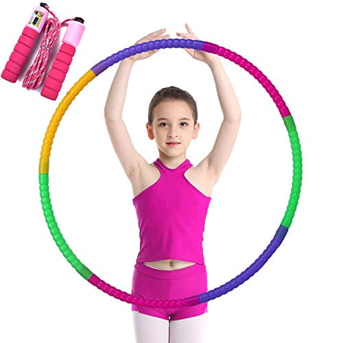Hoola Hoops for Kids Jump Rope - Colorful Lighted Hoola Hoop - Plastic ...