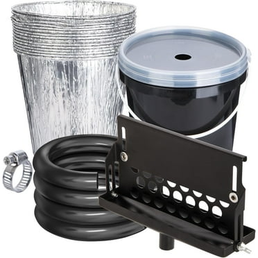 TERGAYEE Silicone Reusable Grease Cup Liners,Grease Drip Pan Grill ...