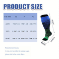 3 Pairs Plus Size Compression Socks Wide Calf for Men Women Knee ...