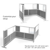 Stand Up Desk Store ReFocus Modular and Expandable Office Partition ...