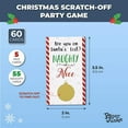 Holiday Scratch Off Game for Christmas Party (2 x 3.5 In, 60 Cards ...