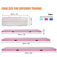 KFFKFF Inflatable Gymnastics Mat, 4-inch Thick, Comes with Electric ...