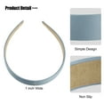 Unique Bargains Headband Hair Band for Women Non-Slip 1 Inch Wide Light ...