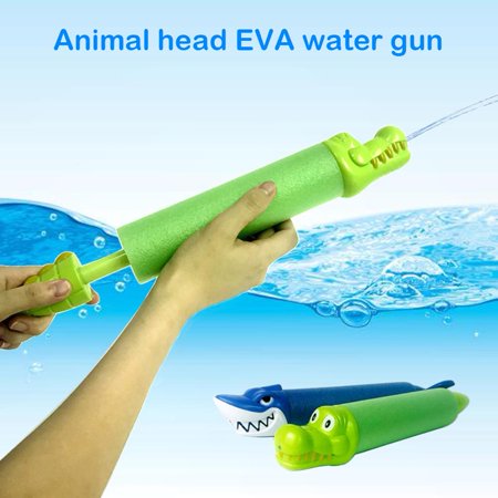 Mymisisa Animal Head Water Gun Plastic Water Pistol Kid Straight Water ...