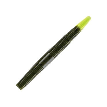 YUM Dinger Soft Plastic Worm 4" Green Pumpkin 8 Count - Walmart.com