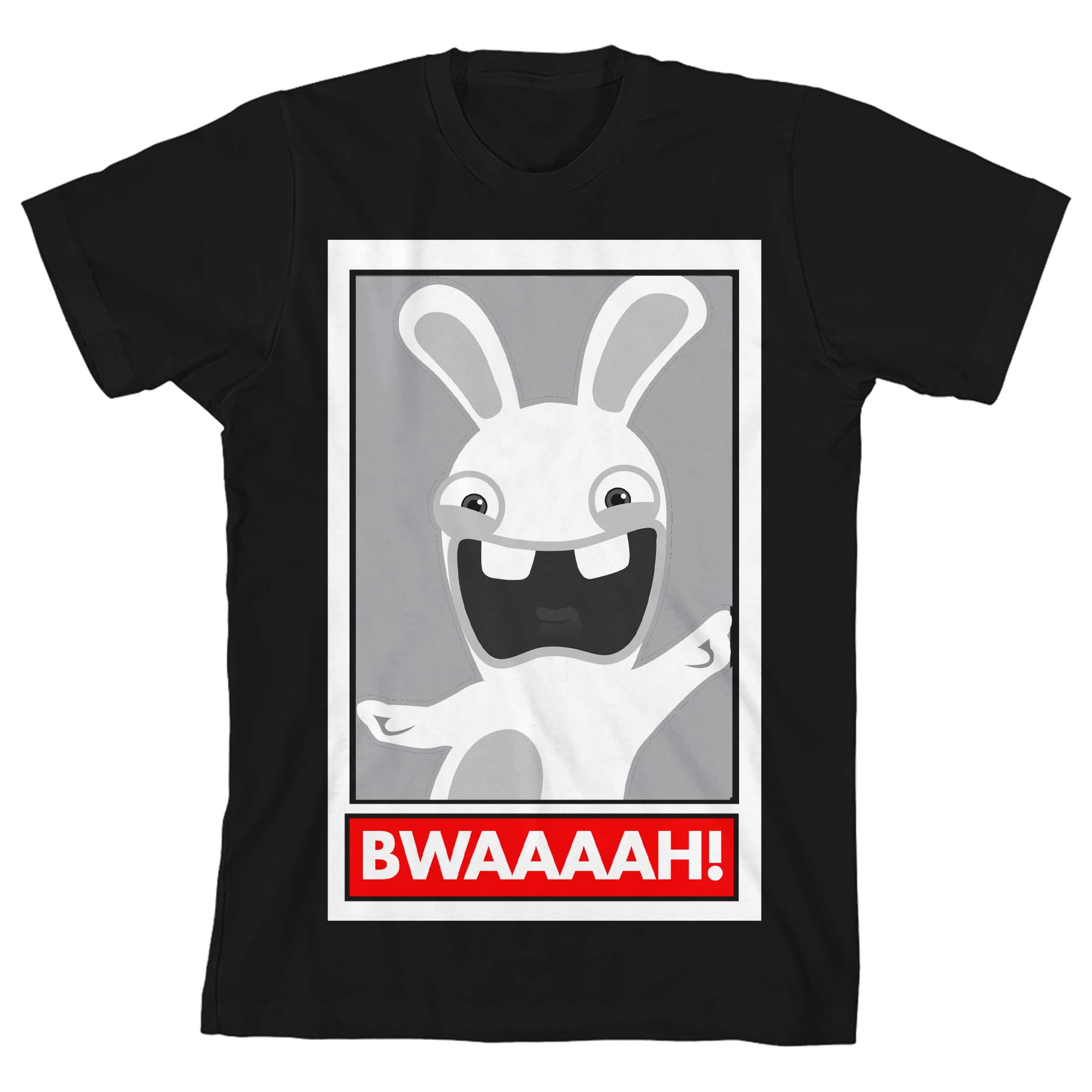 Rabbids Bwaaaah! Frame Boy’s Black T-shirt-XS - Walmart.com