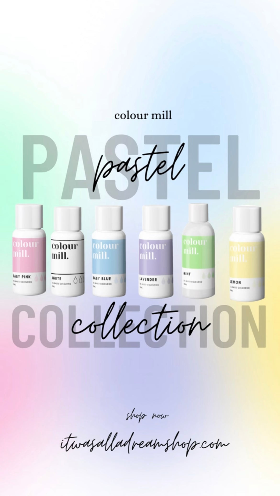 PASTEL COLOUR MILL SET *6 COLORS - Walmart.com