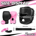 12 Pcs Boxing Equipment Set for Beginners Including Boxing Helmet and ...