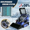 DigMaster 23HP Mini Skid Steer Loader with EPA-Certified Two-Cylinder ...