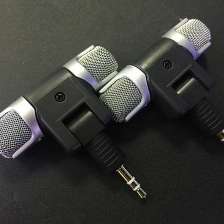 Mini PC/Phone 3.5mm Microphone Portable Stereo microphone ;Mini Dual ...