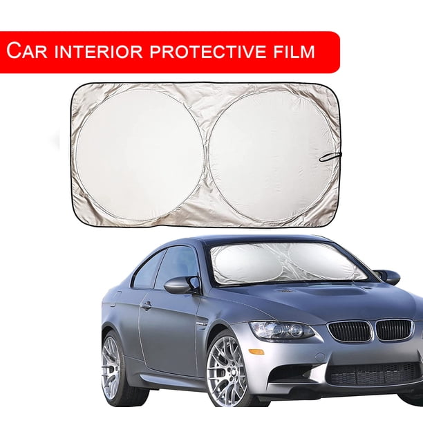 Double circle coated silver front cover summer car shade shade 150*70cm ...