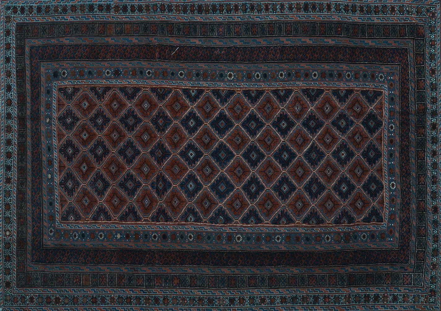 Ahgly Company Indoor Rectangle Abstract Light Blue Contemporary Area ...