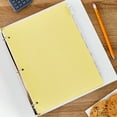 Pen+Gear Insertable Divider, 8-Tab, Paper, Buff Color with Clear Tabs ...