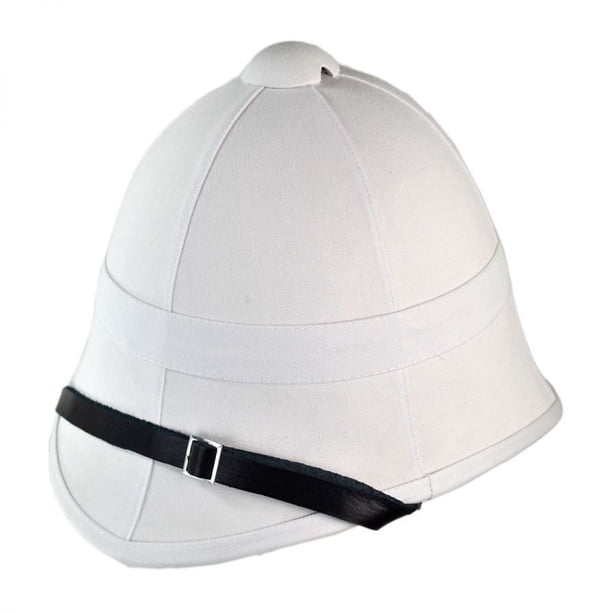 British Foreign Service Zulu War Pith Helmet - ADJUSTABLE - White ...