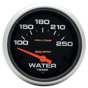 AUTO METER 5837 2-5/8IN WATER TEMP, 100- 250F, SSE, PHANTOM - Walmart.com