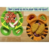 Zoo Pal Plates, 15 Count Bundle with Hefty Disposable Animal Zoo Pals ...