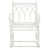 SAFAVIEH Medrano Outdoor Patio Rocking Chair, Antique White - Walmart.com