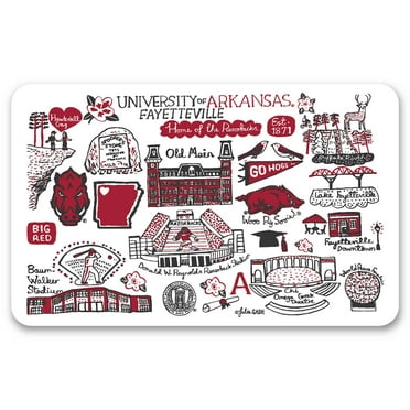 Black Arkansas Razorbacks Mascot Logo Mouse Pad - Walmart.com