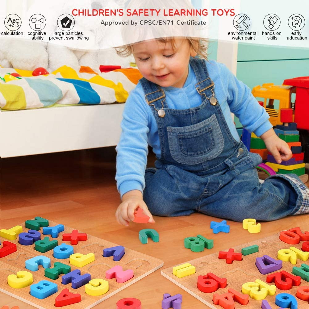 Click here for Xiang Wooden Alphabet Puzzles And Number Puzzle Se... prices