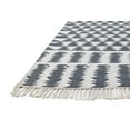 Off-White Wool Rug 5X7 Modern Dhurrie Scandinavian Triangles Room Size ...