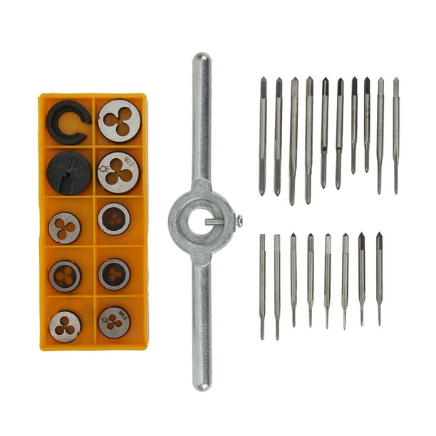 30Pcs Tap Wrench Set High Speed Steel Screw Die Manual Tapping Tool ...