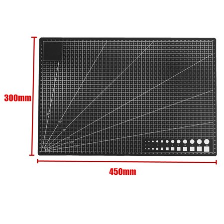 A3 A4 Cutting Mat Self Healing Non Slip Craft Quilting Printed Grid ...