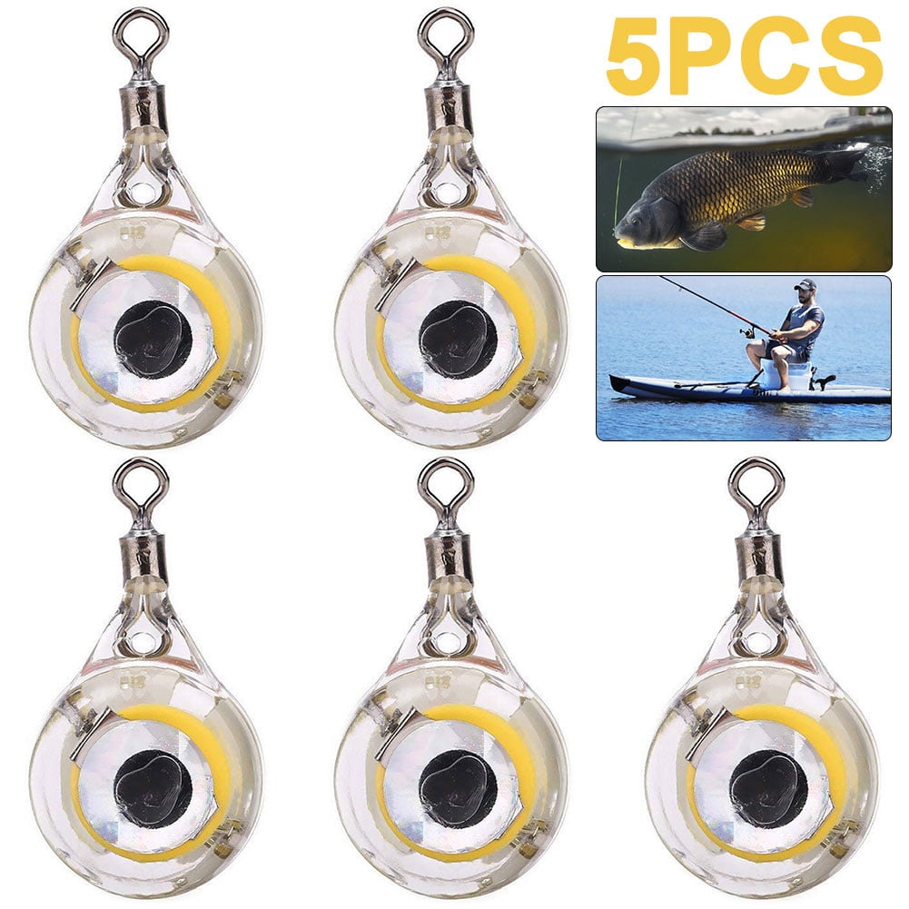 LED Trampa para Señuelos Pesca Lámpara Luminosa Con Forma Ojo Cebo ...