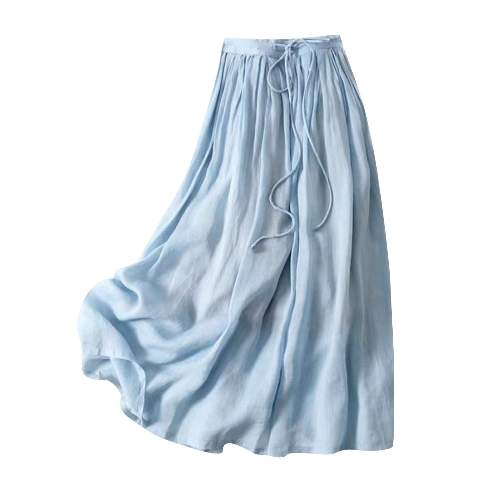 Click here for Tumotour Cotton And Linen Skirt For Women Summer C... prices