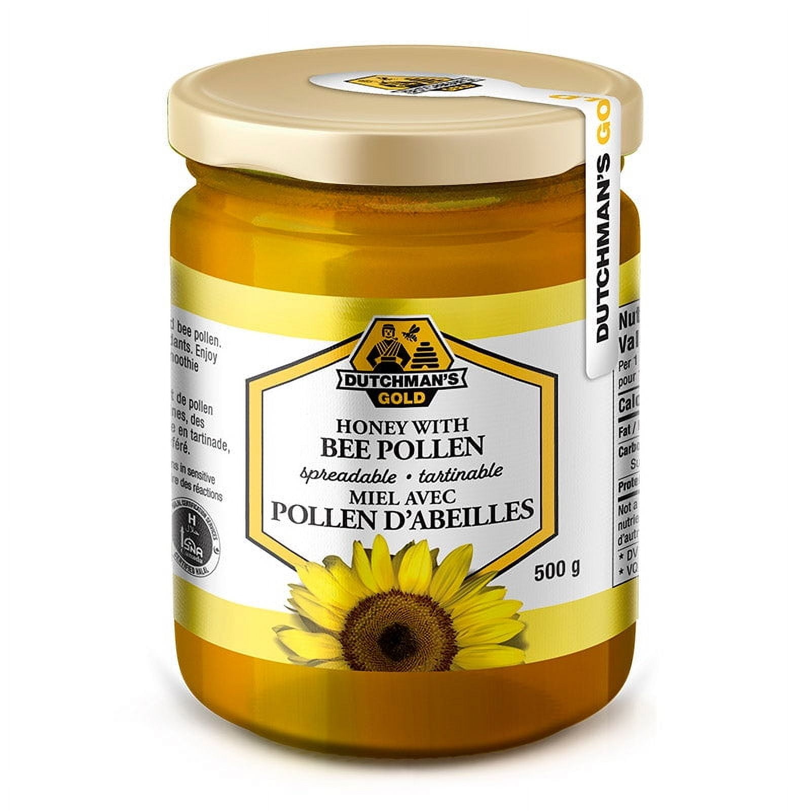 Click here for Dutchmans Gold Bee Pollen In Raw Honey - 500 Gram... prices