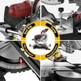 Anqdy 12-Inch Dual Bevel Sliding Compound Mitre Saw 3800RPM, 15Amp ...