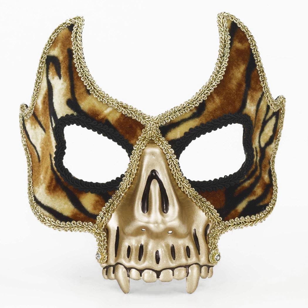 Mardi Gras Skull Face Venetian Costume 1/2 Mask | Walmart Canada