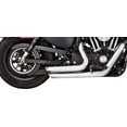 Vance & Hines Chrome Shortshots Staggered Exhaust System (17329 ...