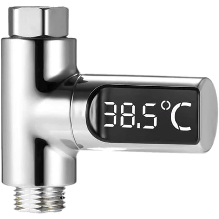 Bail Shower Thermometer with Rotating Display Screen for Monitoring ...