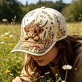 CaiTeLin Cow Hat Baseball Cap, Cute Animal Farm Themed Cap with ...