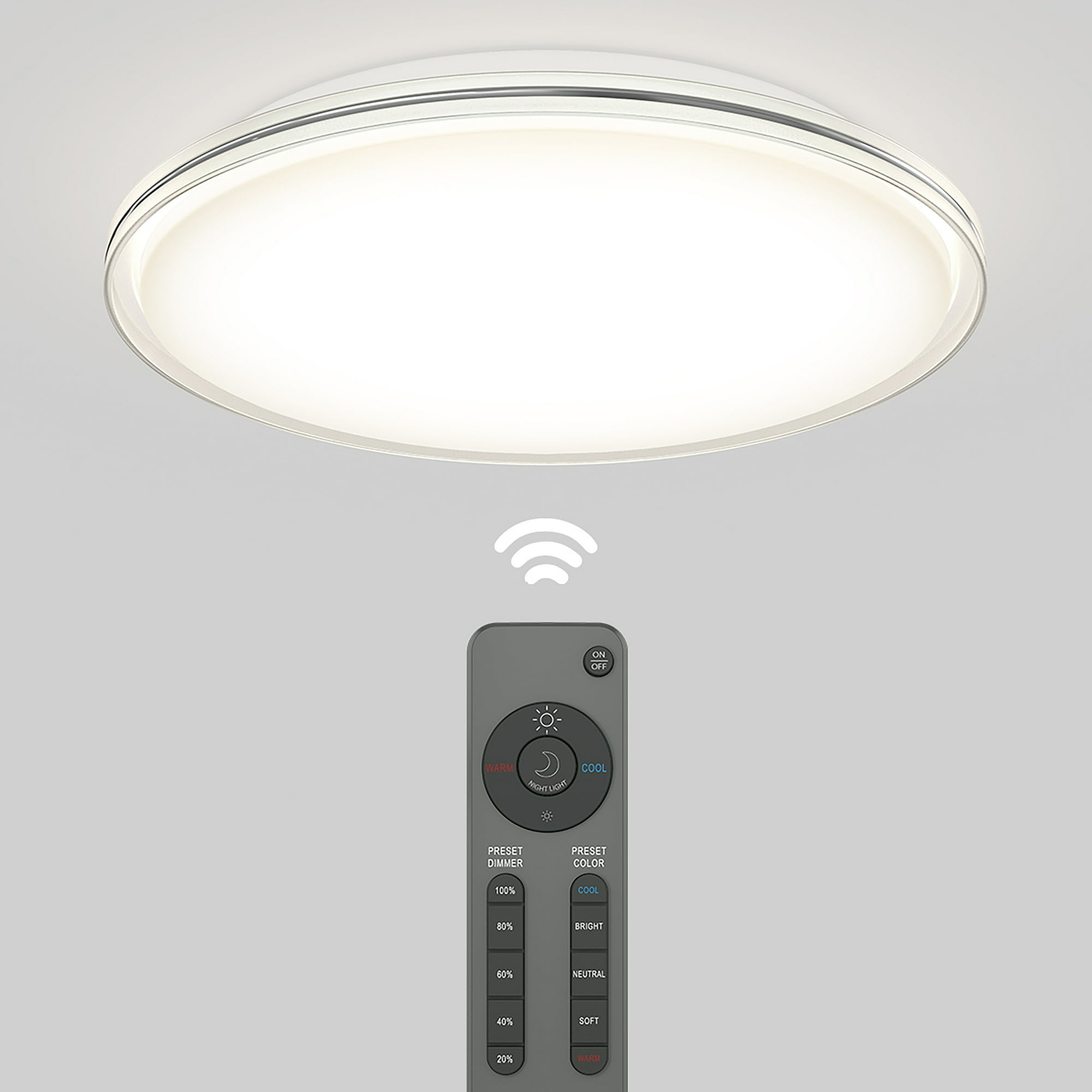 Click here for Artika Astrid 16.5 In. Modern Flush Mount Ceiling... prices