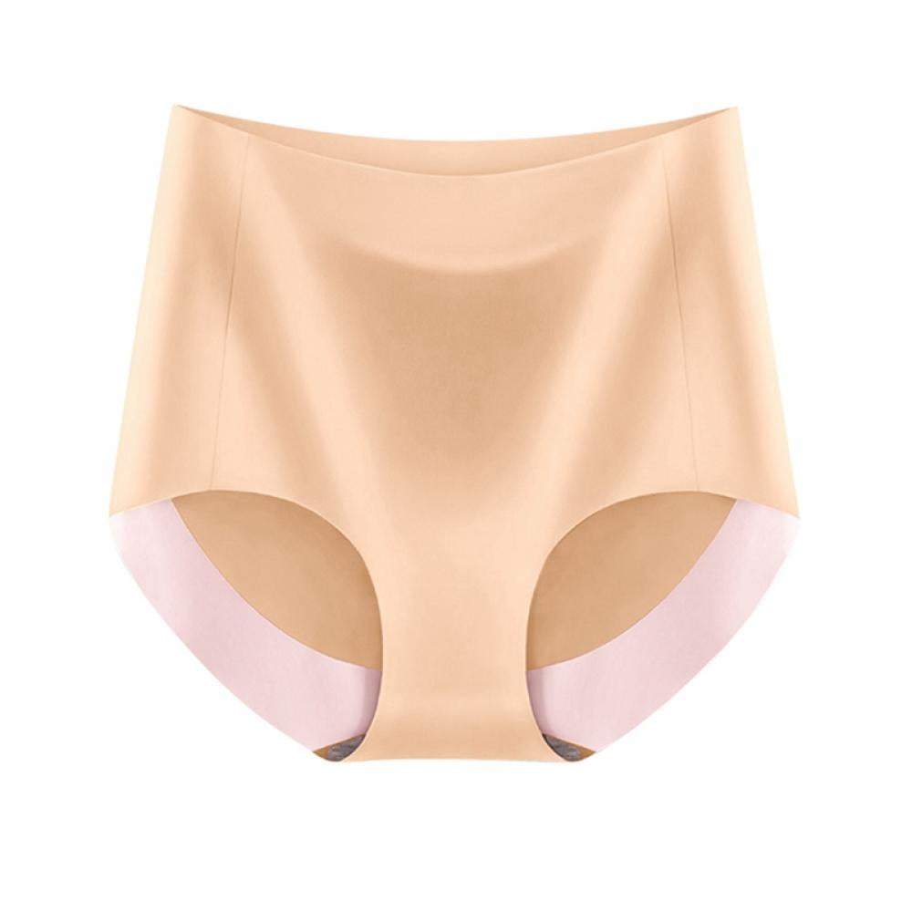 Xmarks High-Rise Ice Silk Invisible Cotton Briefs for Women Light and ...