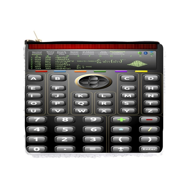 Scientific Calculator Holder Pouch Gold / Silver - Walmart.com