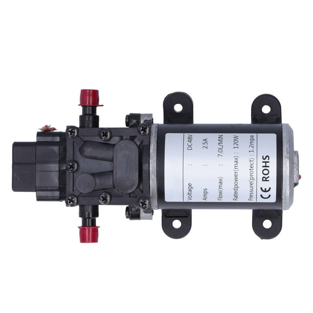 Water Pump,DC48V 120W DC Intelligent High Pressure Water Pump Diaphragm ...