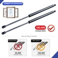 15" 67Lbs/300N Lift Supports Struts Gas Spring Shock Lid Stay Prop ...