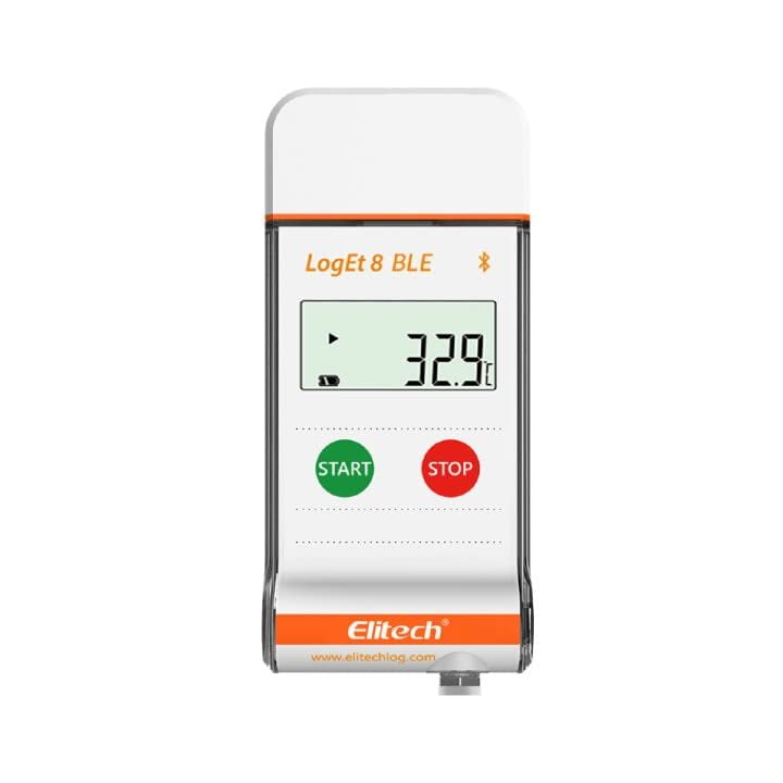 Elitech Temperature Data Logger Reusable Bluetooth Wireless External ...