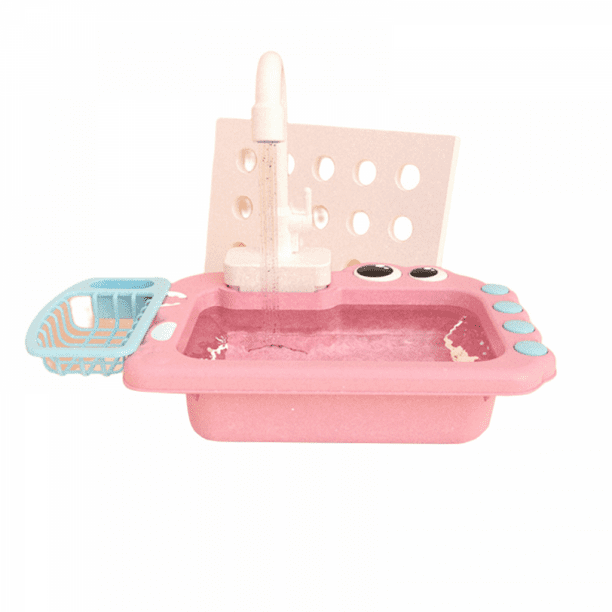 SAYDY Kitchen Sink Toys, Children Heat Sensitive Electric Dishwasher ...