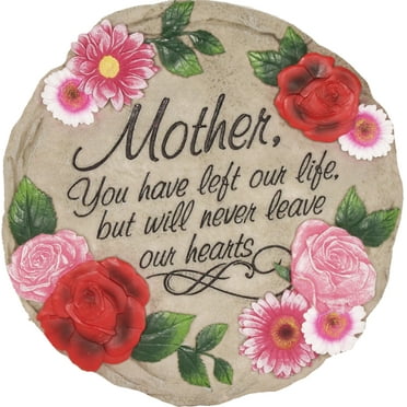 Spoontiques Bronze Angel Stepping Stone - Resin Decorative Stone for ...