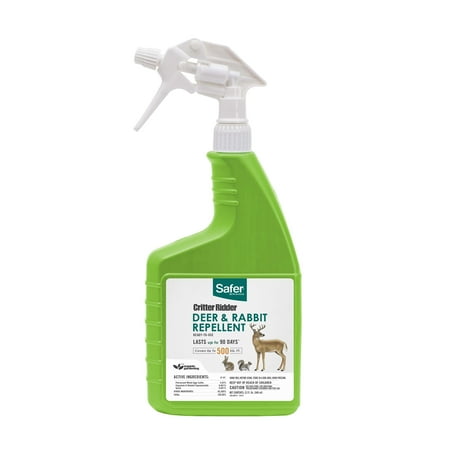 Safer Brand Critter Ridder Deer & Rabbit Repellent Ready-To-Use – 32 oz ...