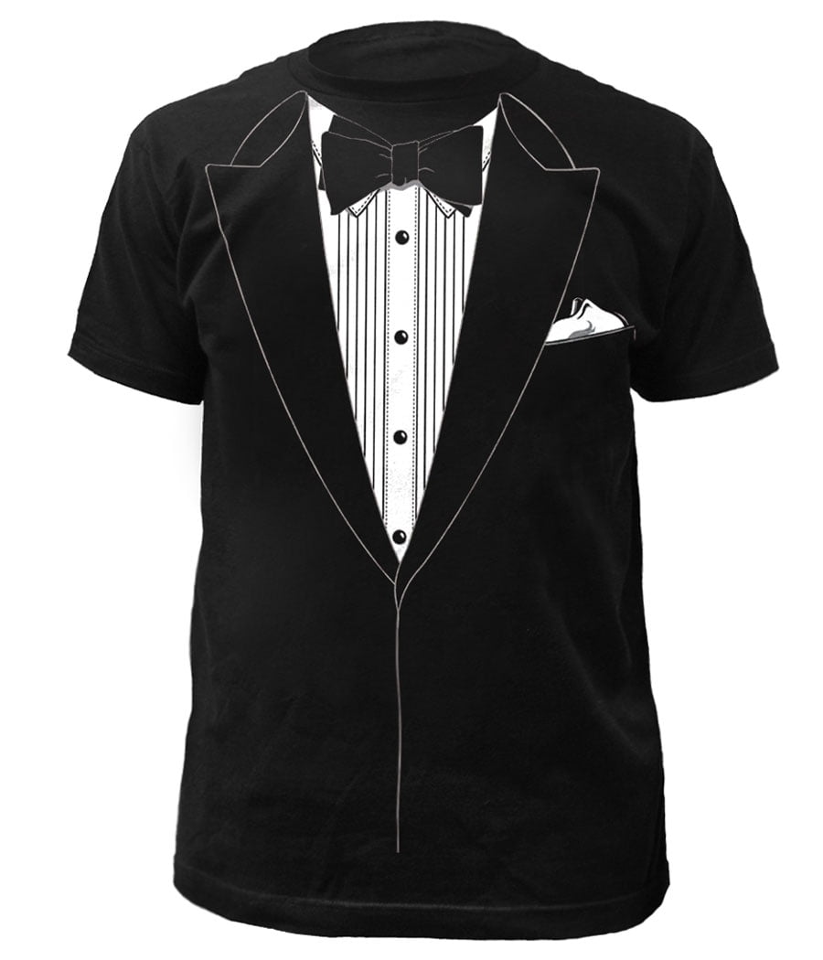 Tuxedo Black Prom Costume Party T-Shirt - Walmart.com