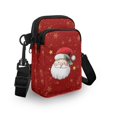 HELLHERO Santa Claus Pattern Unisex Crossbody Sling Bags, with ...