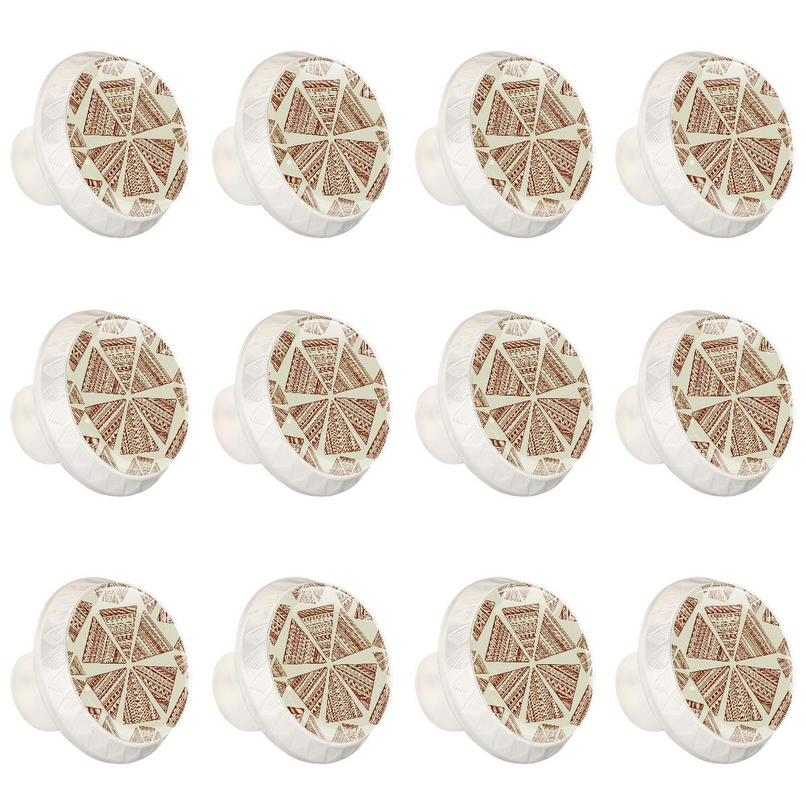 12 Pcs Tribal Ethnic Knobs for Kitchen Cabinet Cupboard Dresser Bookcase Drawer Pulls Handles ...
