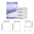 Ouuluon Disposable Bed Sheets 4-Piece Portable Soft Bedding Set, White ...